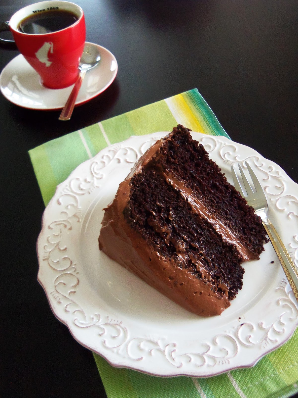 Simply Romanesco: Double Chocolate Layer Cake