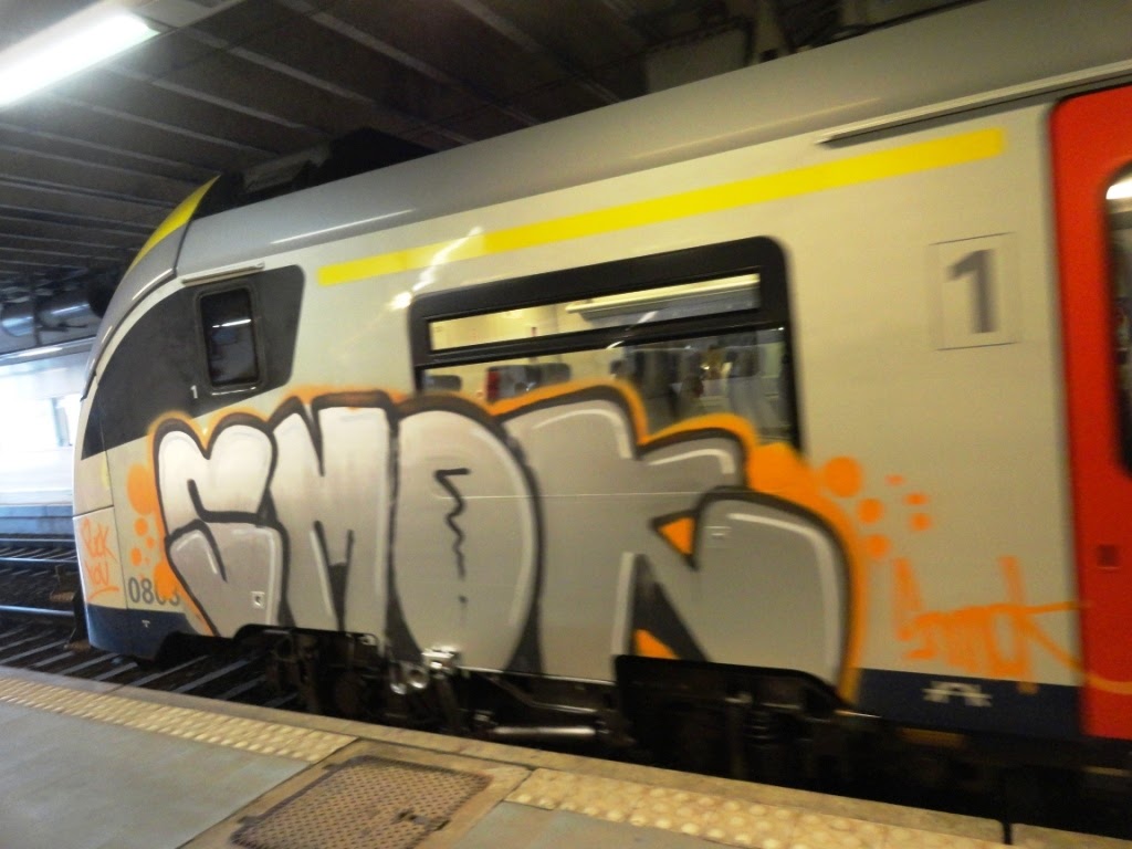 TRAIN WRITING Art on Train