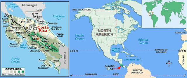 World Map Of Costa Rica ~ Travelling World
