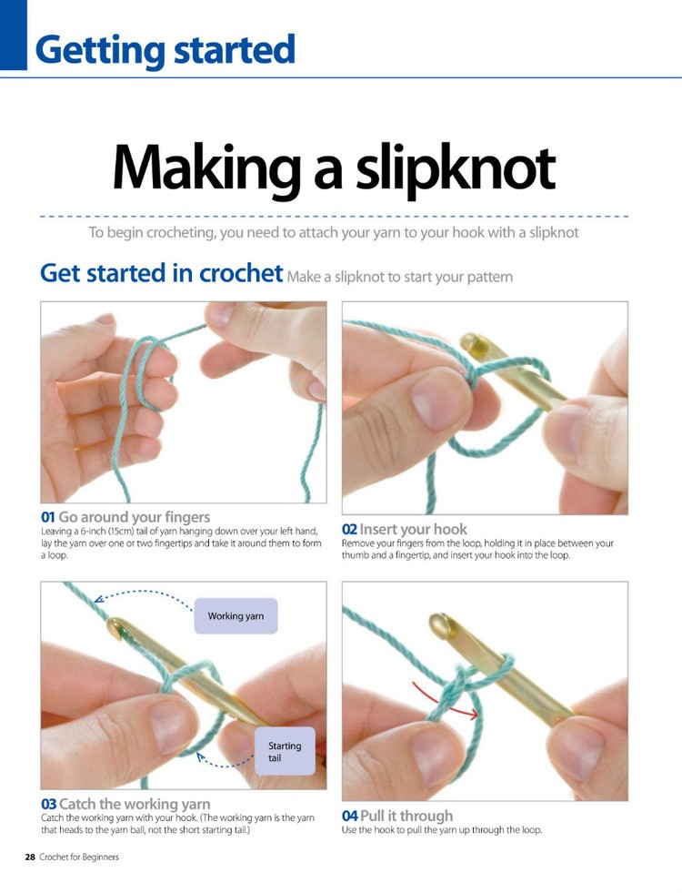 Crochet for beginner magazine | knitting and crochet