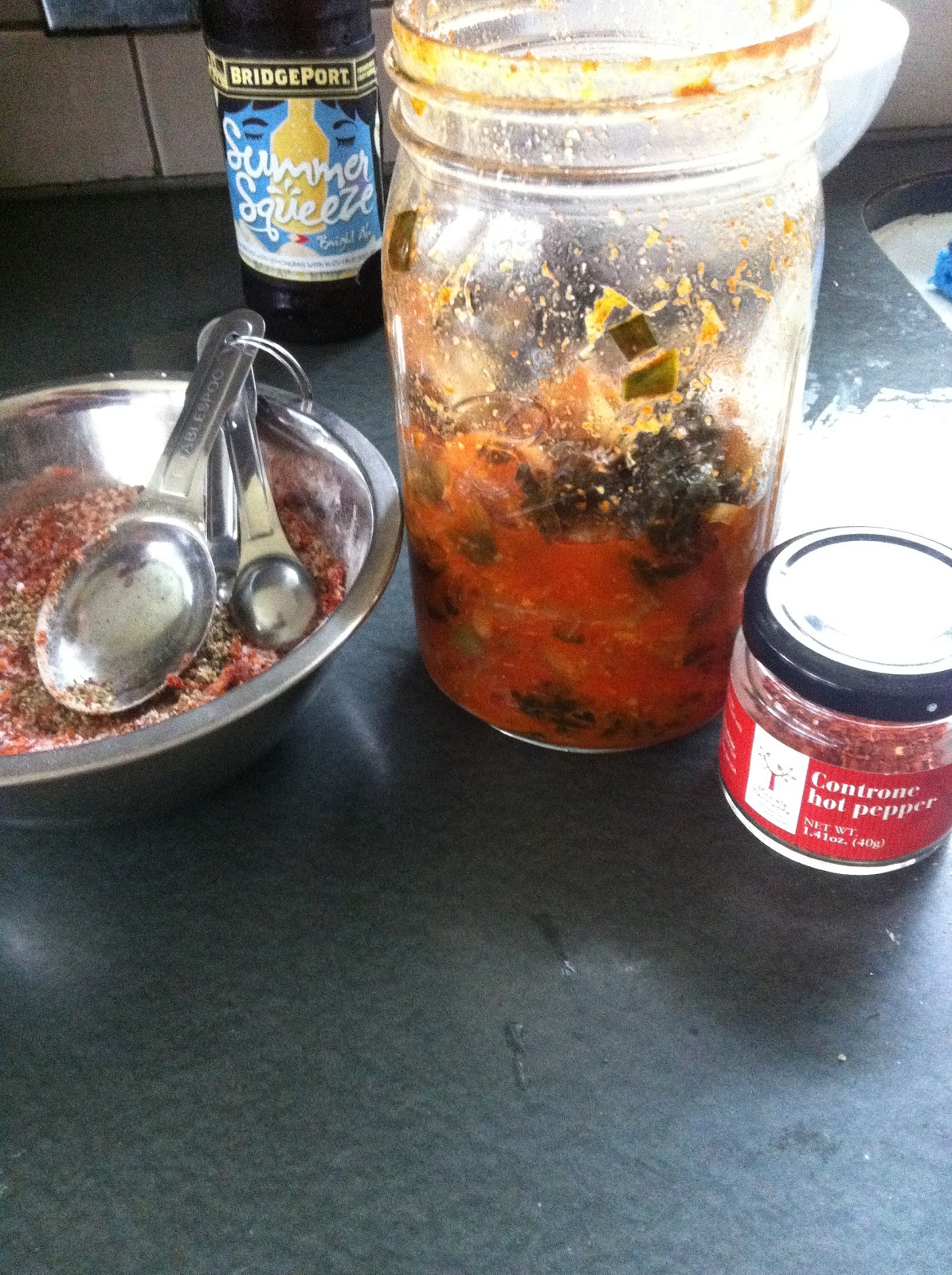 Portland Charcuterie Project: Salami Controne ( Kimchi Salami )