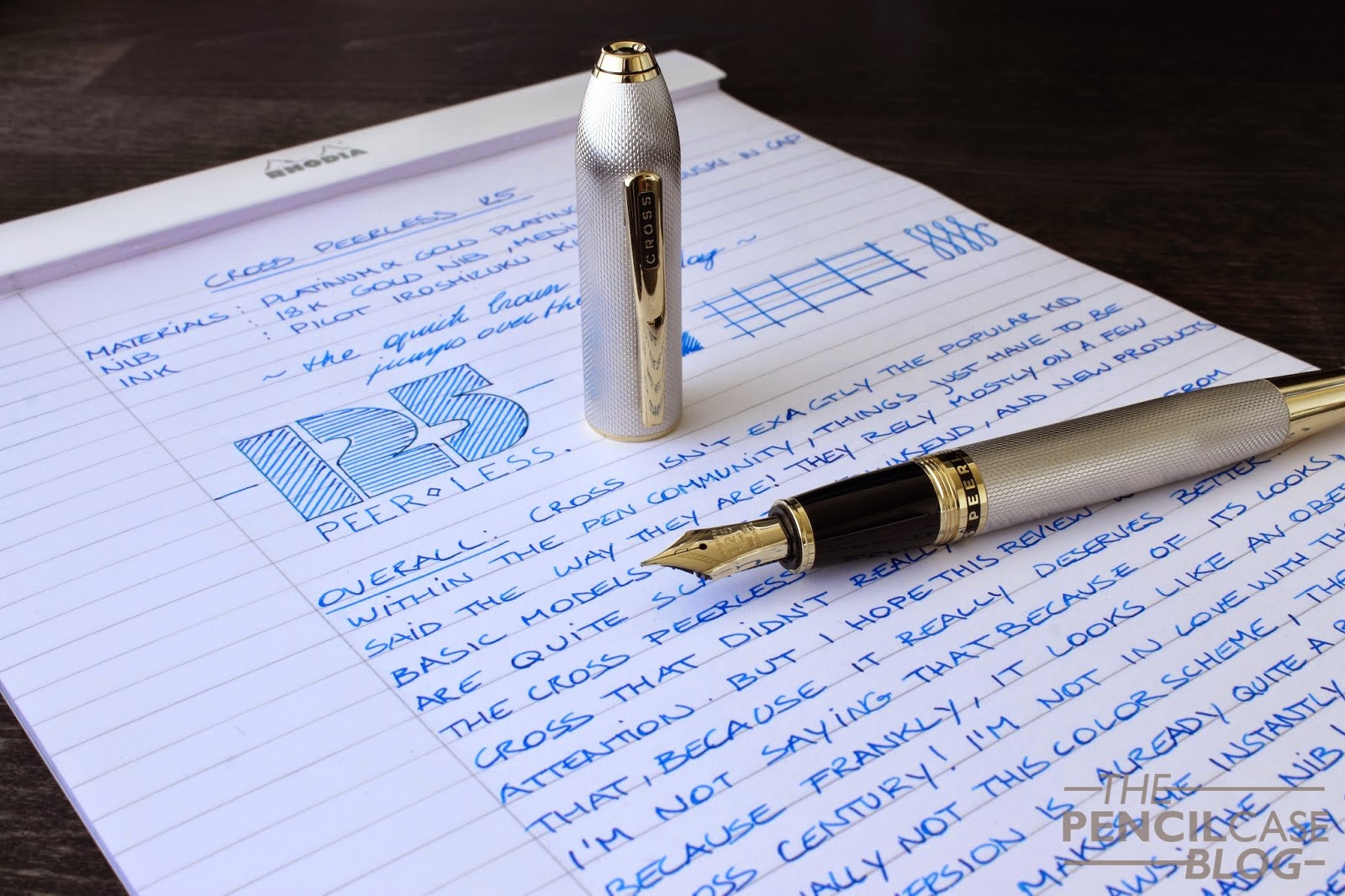 CROSS PEERLESS 125 REVIEW | The Pencilcase Blog | Fountain pen, Pencil ...