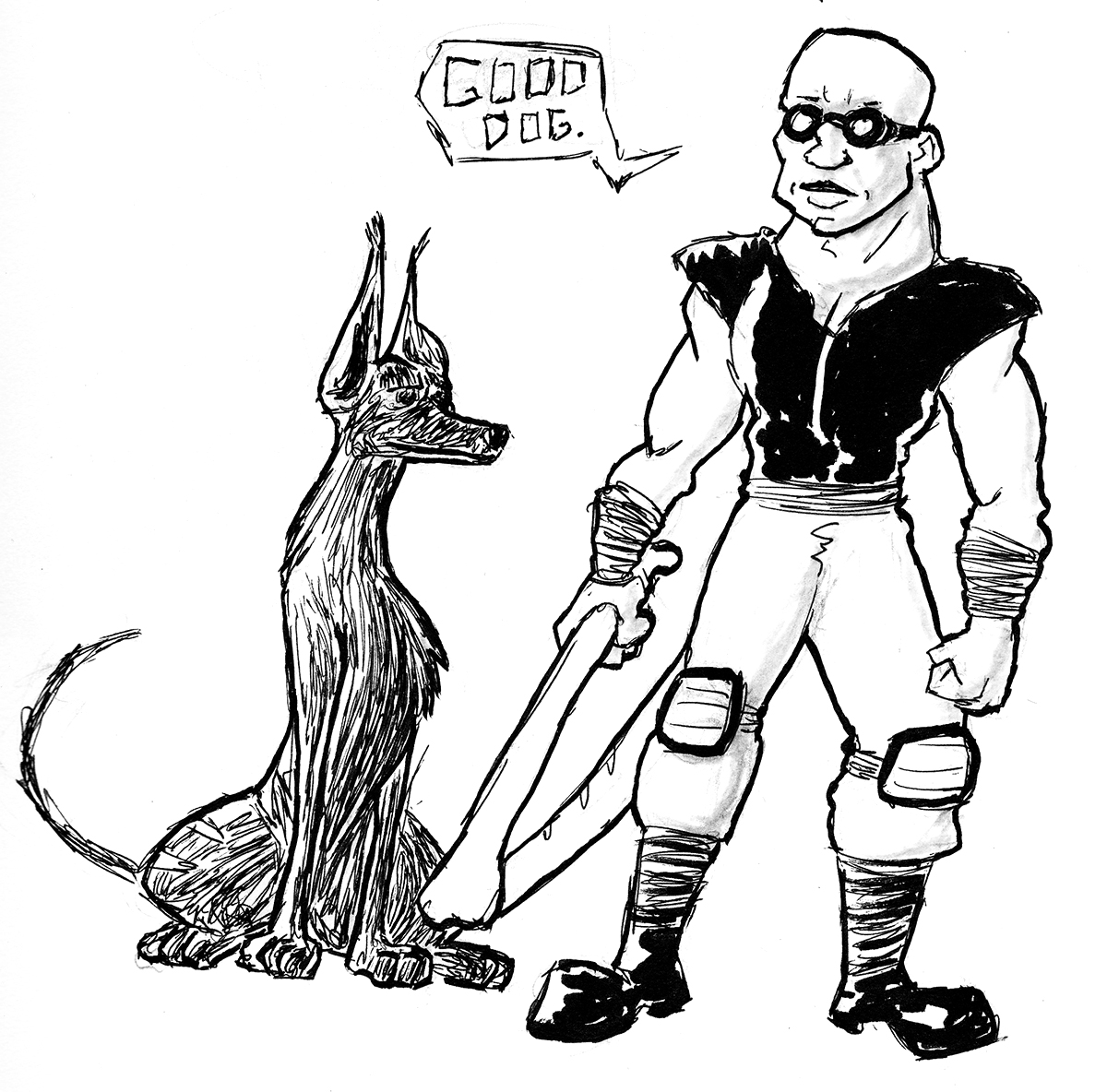 Sketched Screenings: Riddick