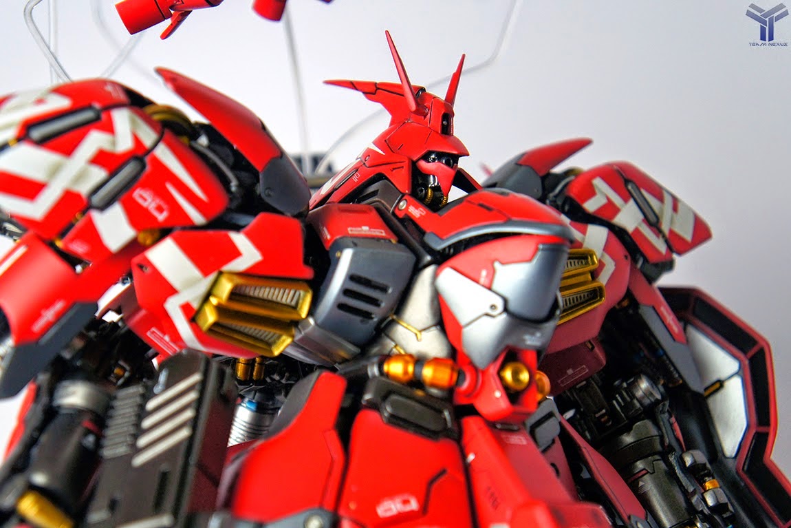 Custom Build: G-system 1/100 Sazabi Evolve ver 2.0 "Blazin" + LED