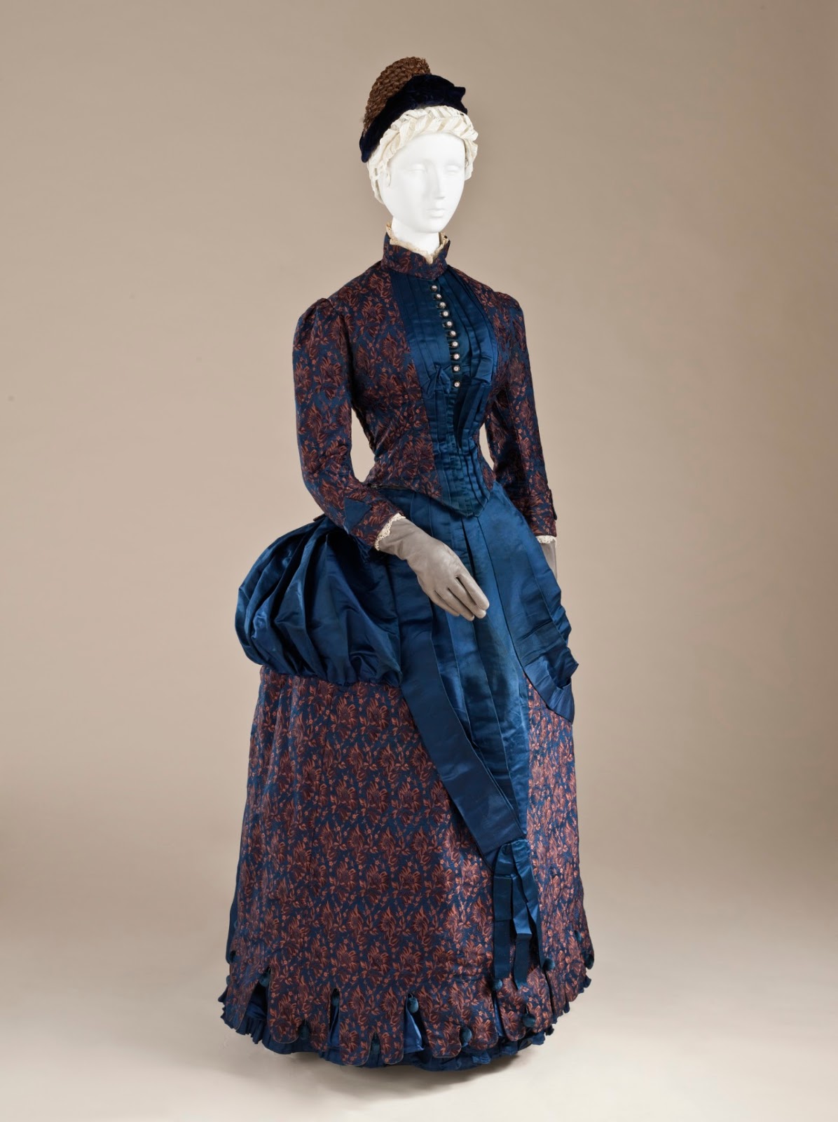 Attire's Mind: One Shot: Silk Faille and Satin Afternoon Dress-1885