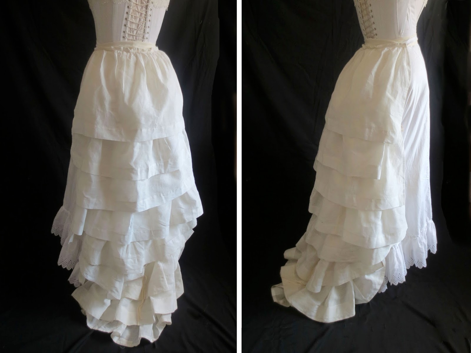 Festive Attyre: natural form skirt supports