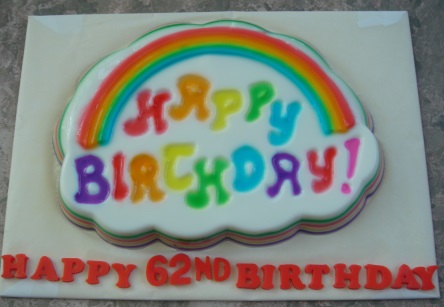 Yochana's Cake Delight! : RAinbow Agar agar