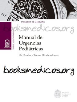 Manual de Urgencias Pediátricas, Ida Concha, Tamara Hirsch | booksmedicos