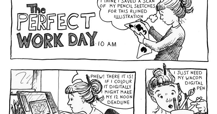 The Perfect Work Day, by Jane Heinrichs - Words&Pictures