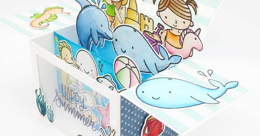 Marge Crafts: Pretty Pink Posh- Box Pop-up Card