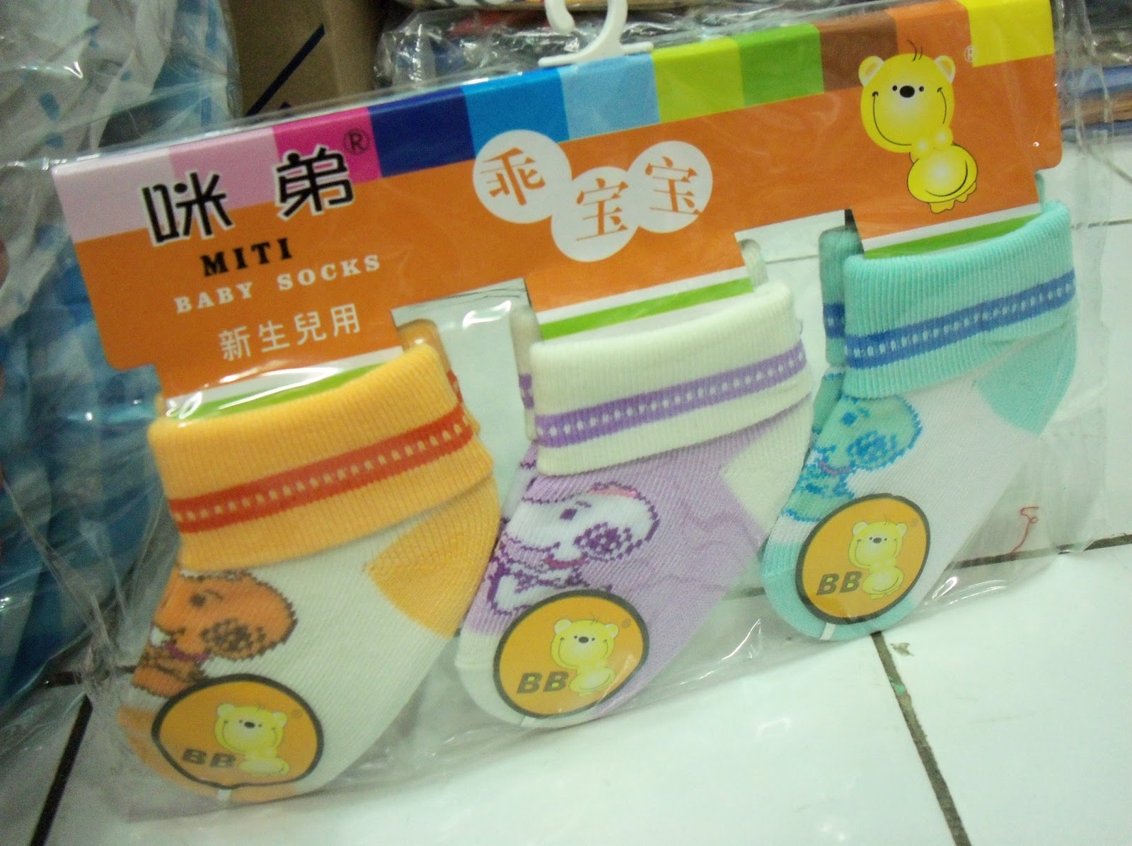 PANGERAN BABY SHOP: kaus kaki baby boys 3 pcs newborn