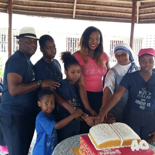 Photos from Comedian Basorge Tariah Jnr's wife's 40th birthday party