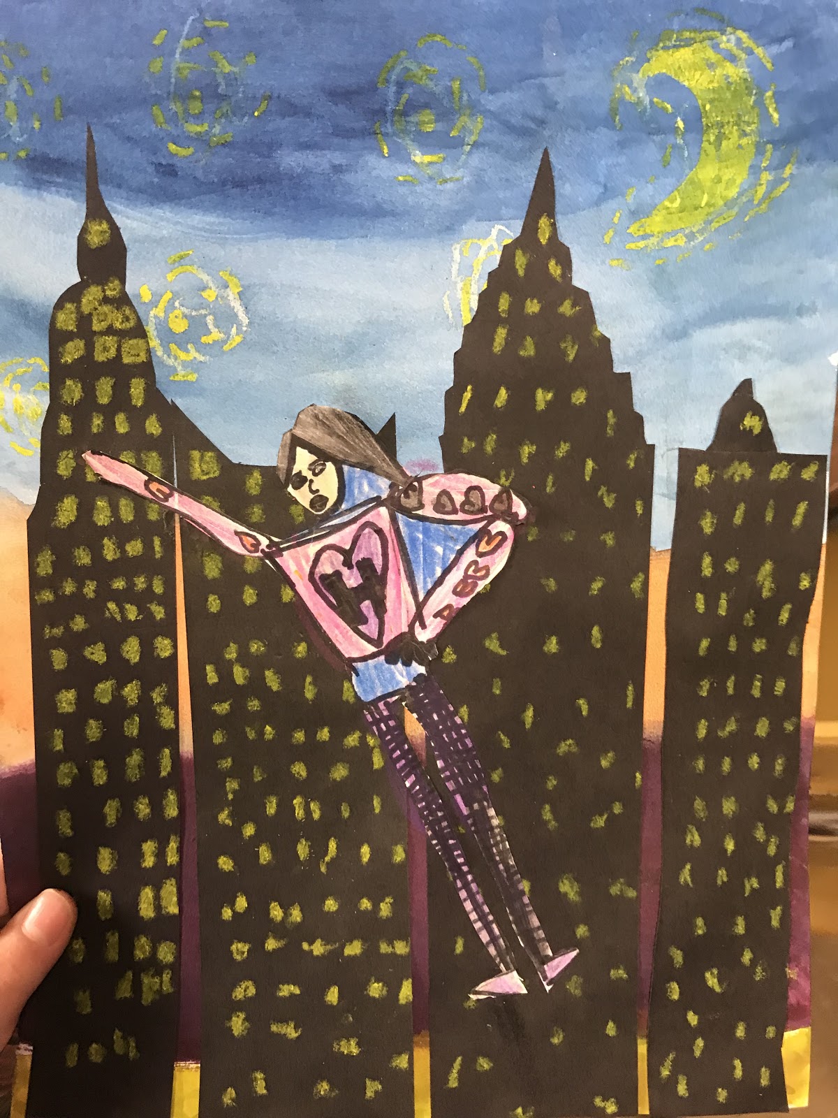 Elements of the Art Room: 2nd grade Superhero self portraits