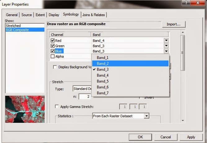Omah Peta: RGB Composite Bands Landsat 8 di ArcMap