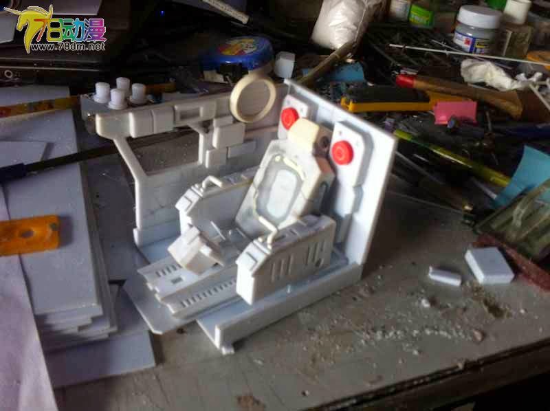 Gundam Family: 1/18 RX-78 GP01 Cockpit Scratch Build & Making