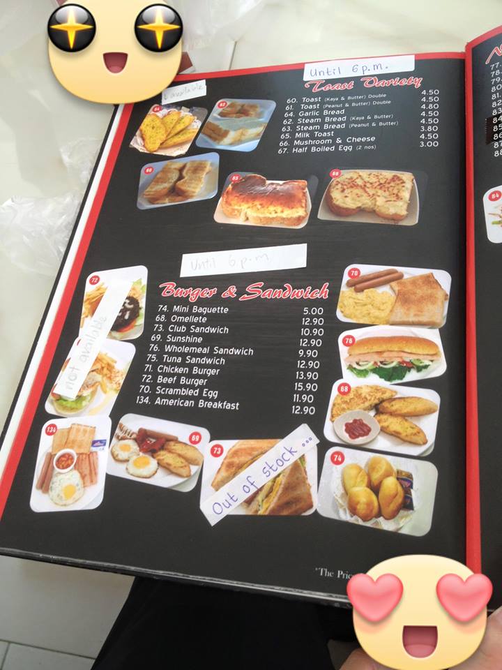 Paris Levain Bakery & Cafe Menu Miri (巴黎贝甜) - Miri Food Sharing