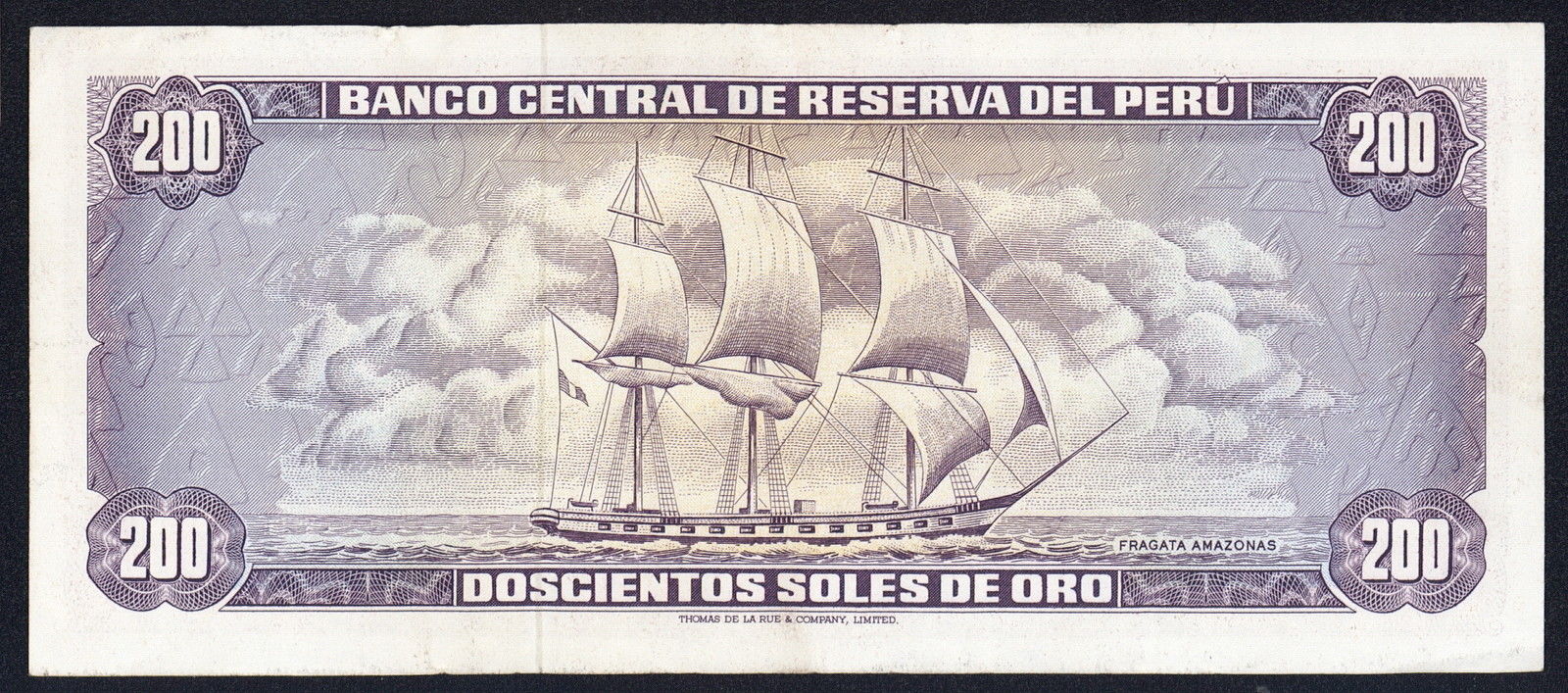 Peru 200 Soles de Oro banknote 1974 Ramon Castilla|World Banknotes ...
