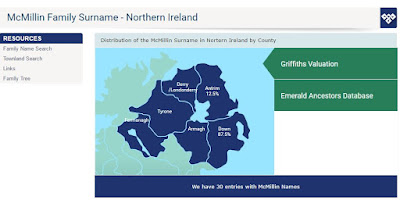 The McMillin's of Clan MacMillan: Irish McMillin's from Northern Ireland