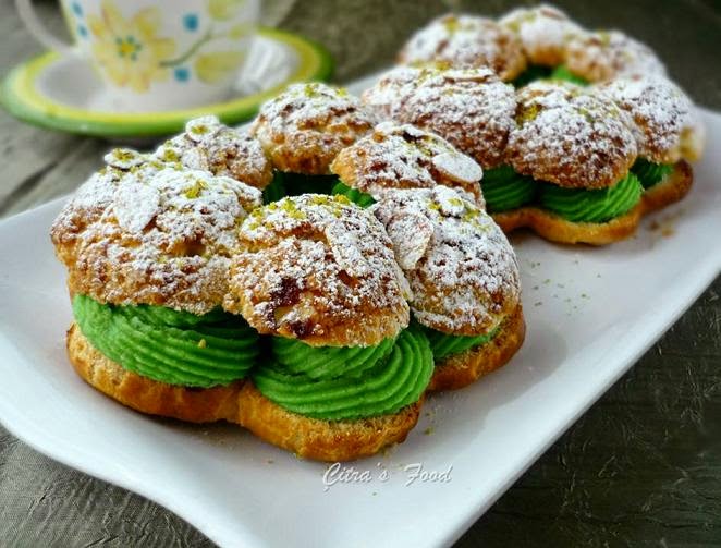 Citra's Home Diary: Paris Brest / French Brest with Pistachio Mousseline