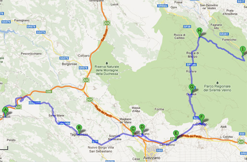 conlamoto.it: Abruzzo: La via Valeria, il Sirente Velino, l’aquilano ...