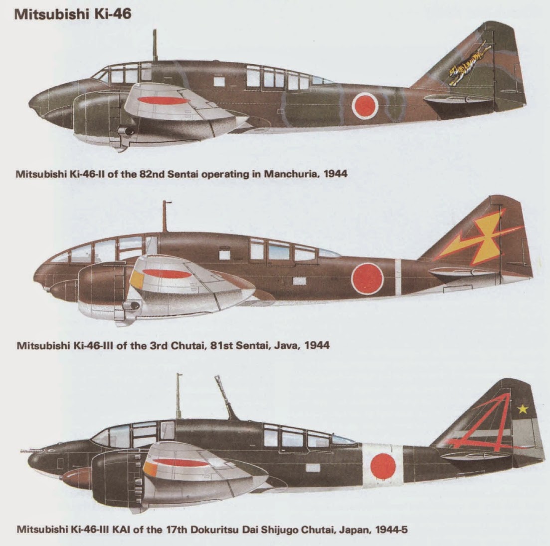 Japanese Aircraft of WWII: Mitsubishi Ki-46