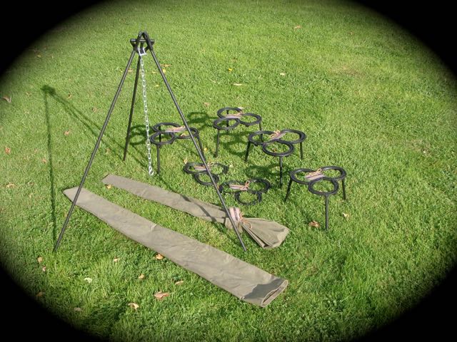 Handmade Matt: Horseshoe Trivet - Bushcraft fire Camp Cooker, Camping ...