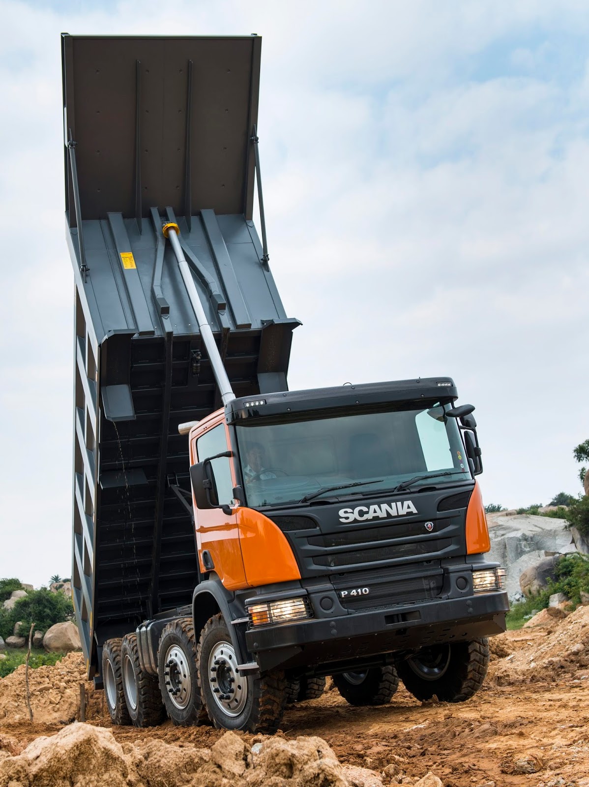 Scania P 410 (8x4) Premium Tippers Presented At Excon 2015