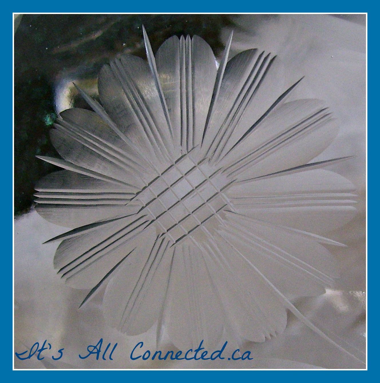It's All Connected: Cornflower Pattern Glass