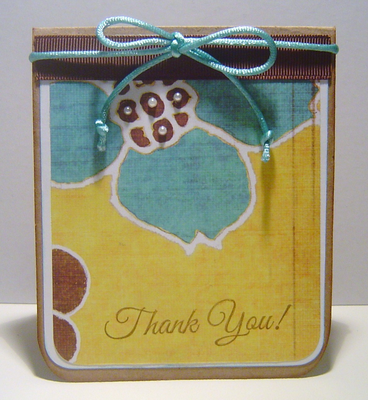 Cricutjunkie: Thank U Card