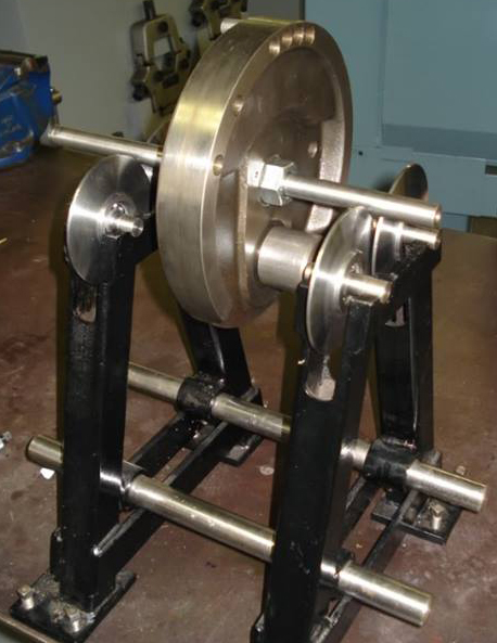 Just A Car Guy: Flywheel balancing stands