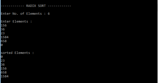Write A C++ program For Radix Sort Using Dynamic Array