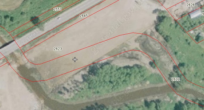 Zambrów - nie zawsze krytycznie.: Zmiany przebiegu rzeki Jabłonka.