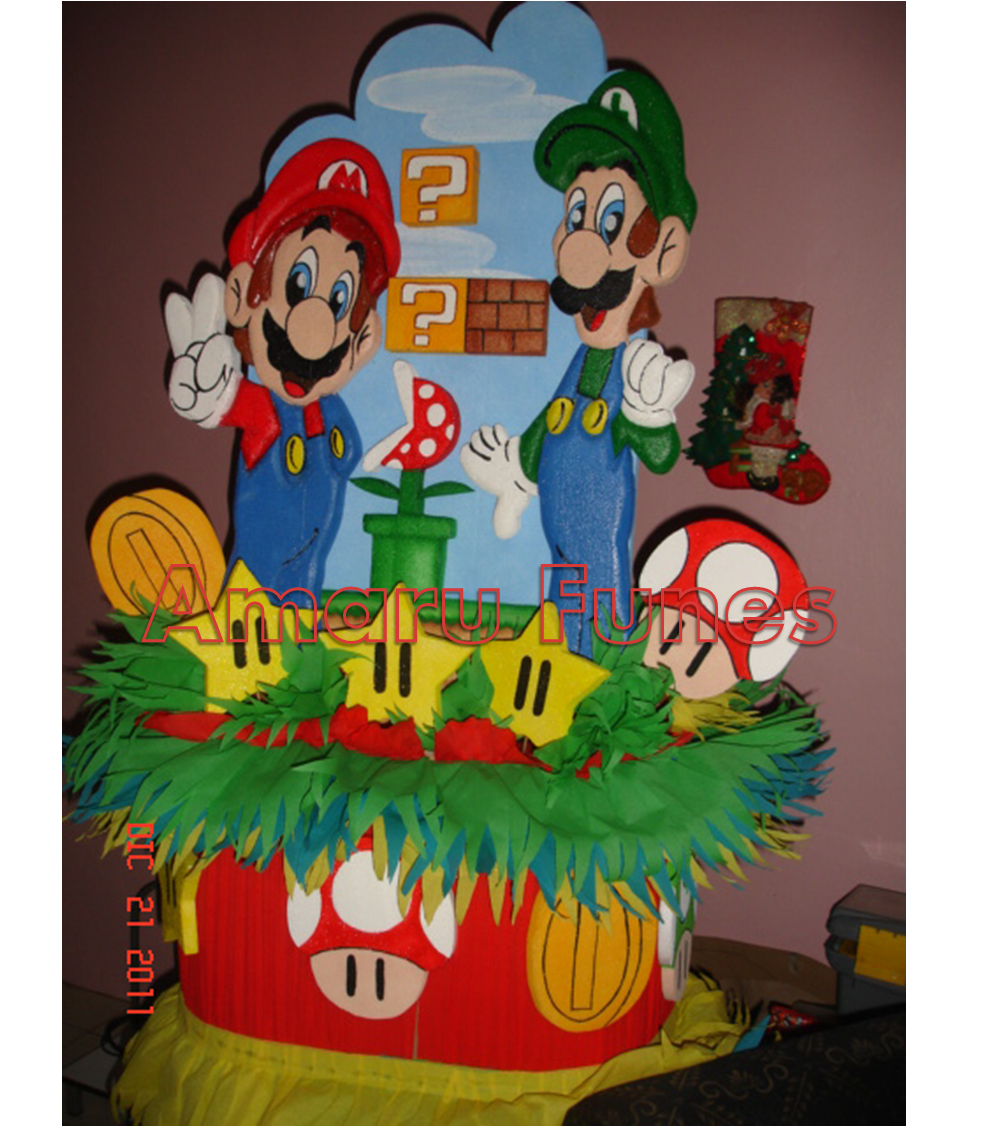 Piñatas de mario bros - Imagui