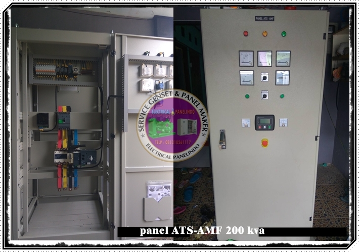 HARGA PANEL ATS AMF 200 KVA / PANEL OTOMATIS GENSET