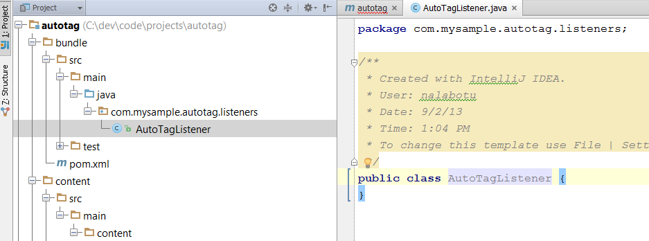 Experiencing Adobe Experience Manager (AEM, CQ): Coding a Sample Auto ...