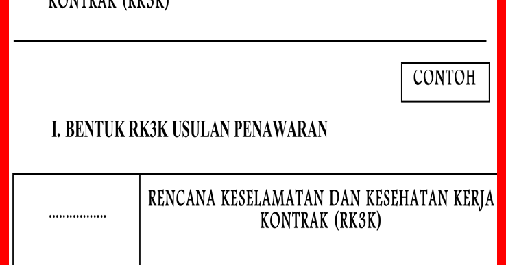 Perbedaan Dokumen RK3K dengan RK3P | Empowering Life