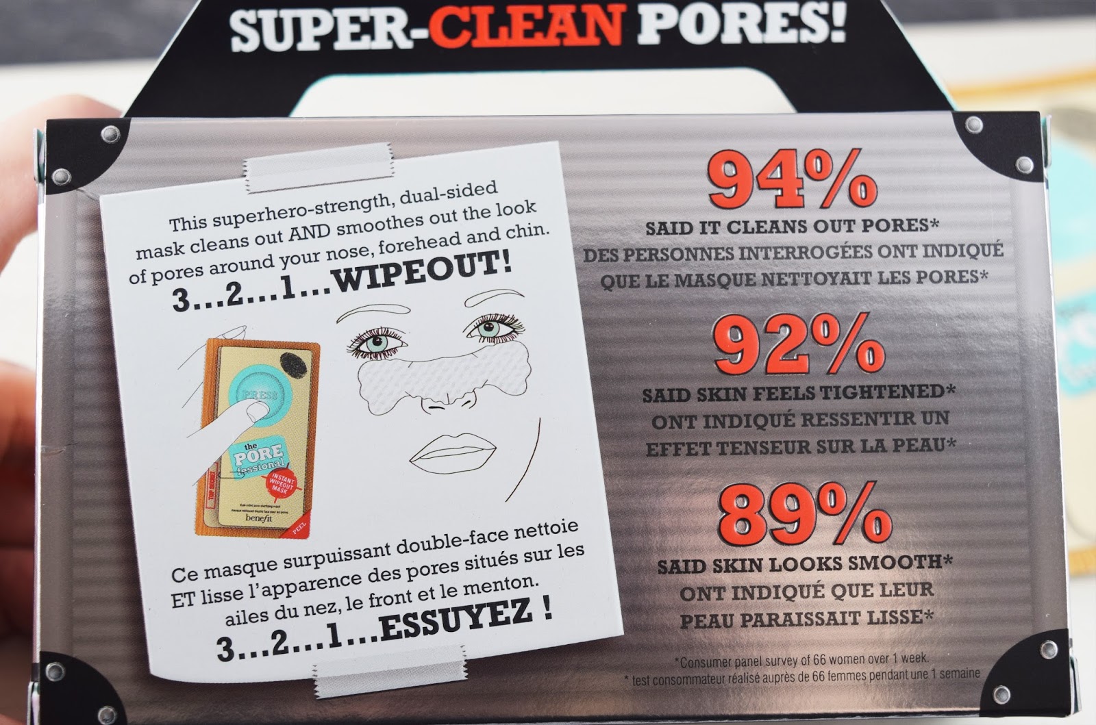 FACE MASK FRIDAY: BENEFIT THE POREFESSIONAL INSTANT WIPEOUT MASKS - A ...