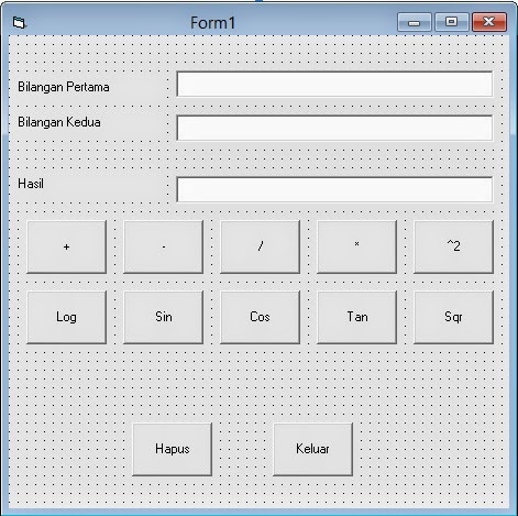 Smurf Miner: Cara Membuat Kalkulator Sederhana di Visual Basic 6.0