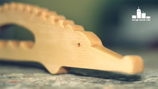 scrap wood city: How to make the crocodile, a percussion musical instrument