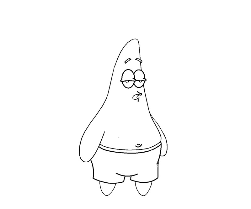 Baby Patrick Star Coloring Pages