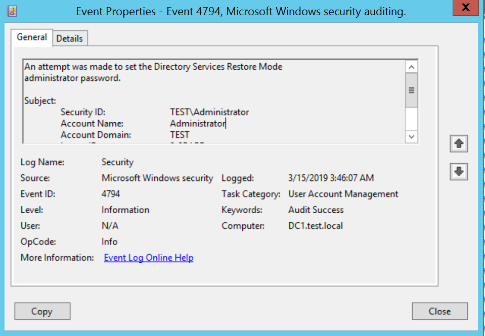 Make It Simple Systemadmin: Automate DSRM Password Update