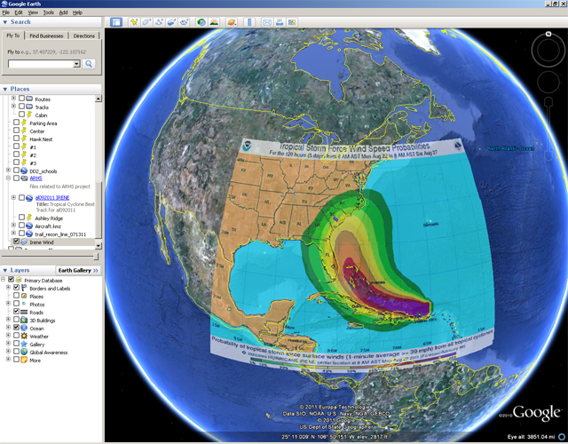 Audubon South Carolina: Mapping Hurricane Irene