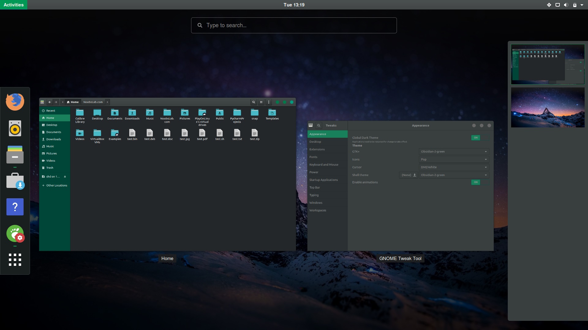 Obsidian Gtk Themes Looks Amazing On Gnome Desktop - NoobsLab | Eye on Digital World
