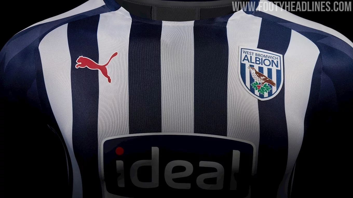 West Bromwich Albion 19-20 Home Kit Released - Footy Headlines