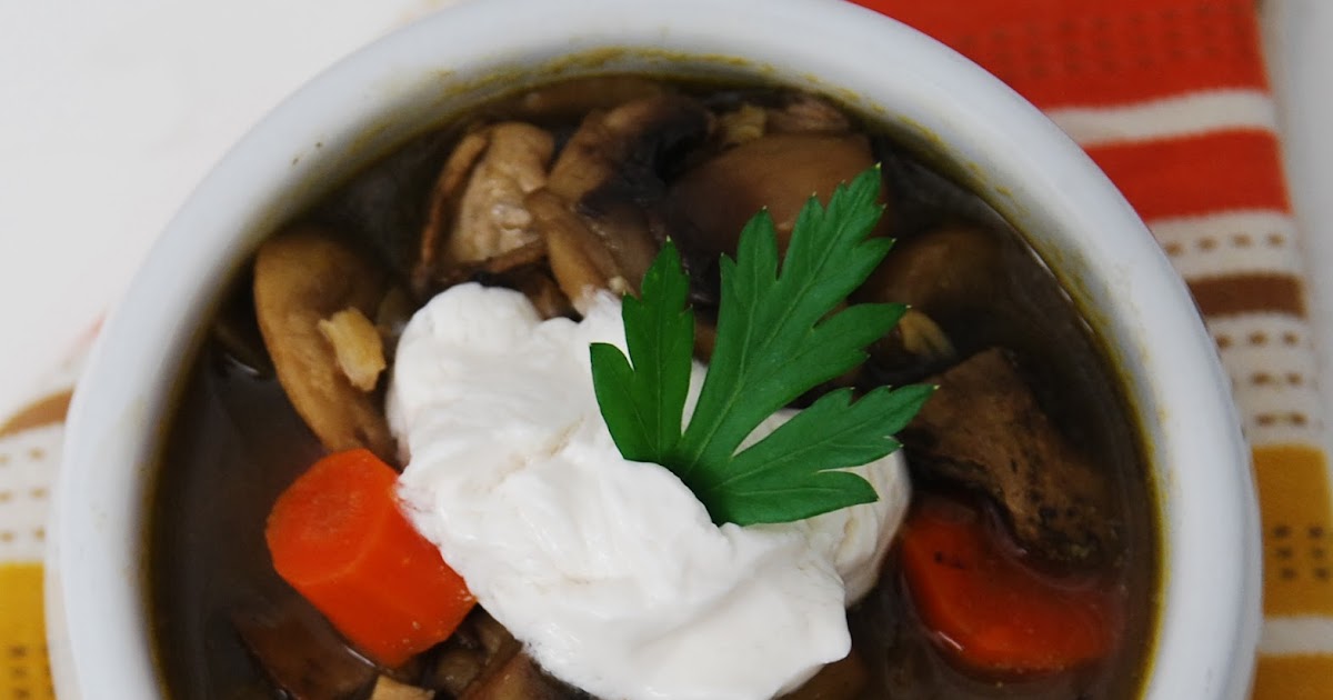 My Recession Kitchen...and garden: Mushroom Barley Soup