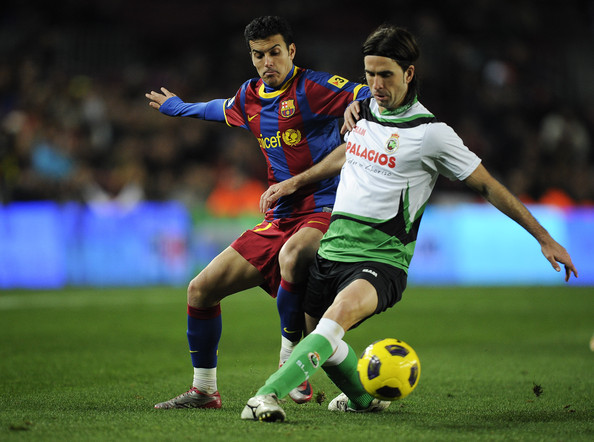 pictures Lionel Messi Barcelona v Racing Santander - La Liga