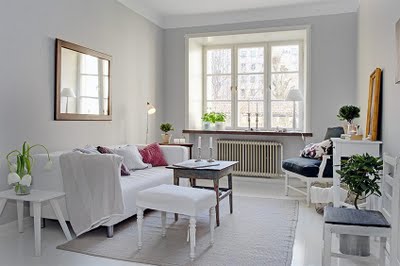 Decorando!: Livings en blanco