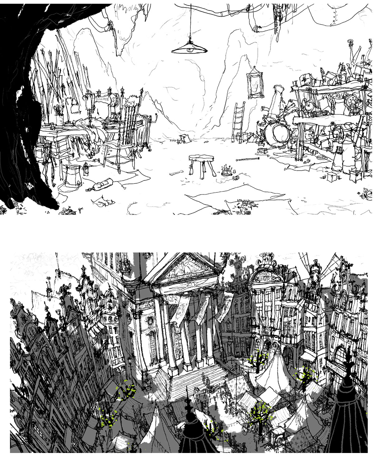 Rail Sea Project: Box Trolls Environment Concepts