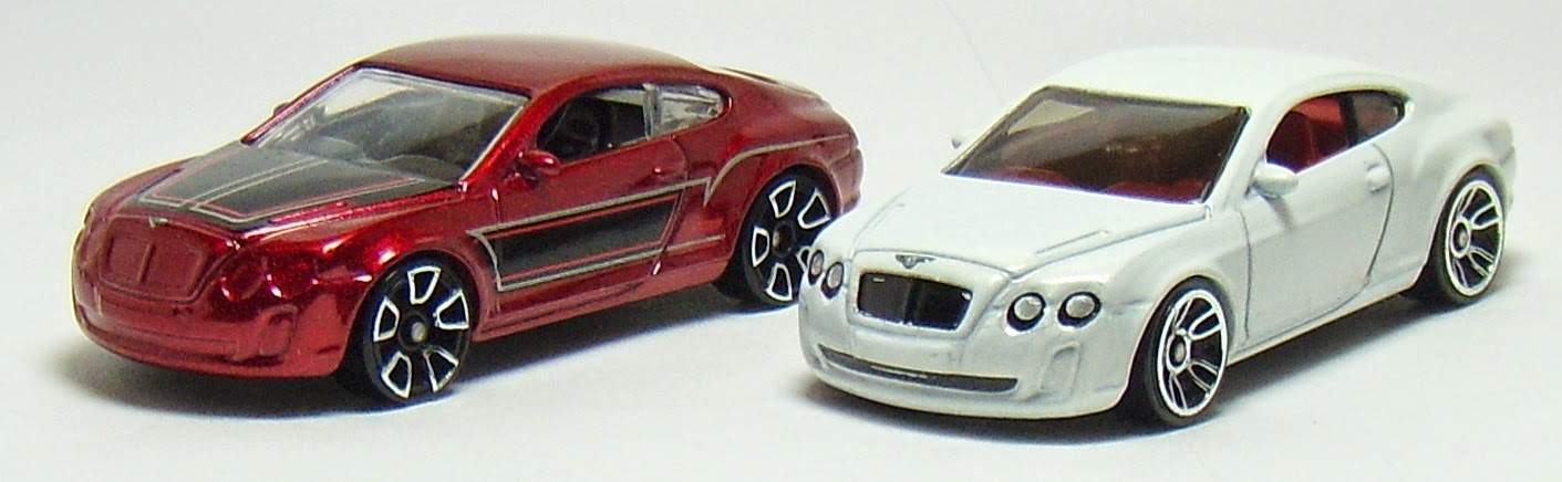 Hot Wheels Bentley Continental Supersports and Matchbox Bentley ...
