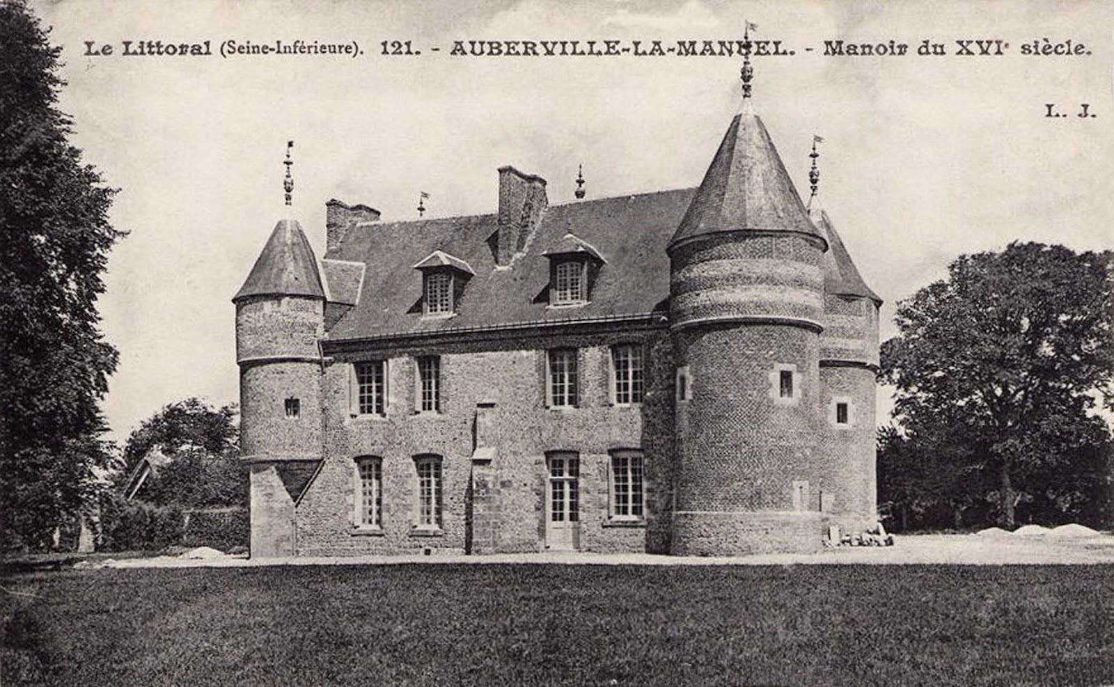 Manoirs du pays de Caux: Auberville la Manuel, manoir